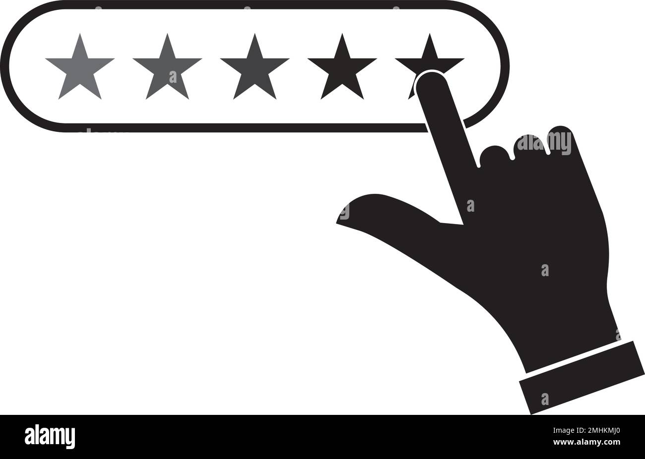 Rating or Review icon. Illustration of Customer Feedback As Sign ...