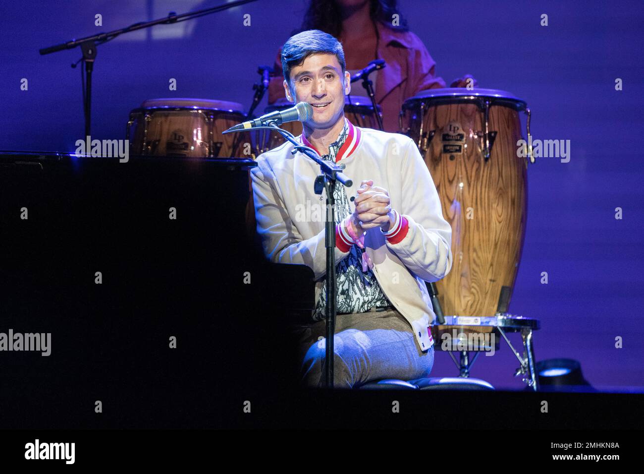 Joey Dosik seen on day one of Summit LA19 in Downtown Los Angeles on ...