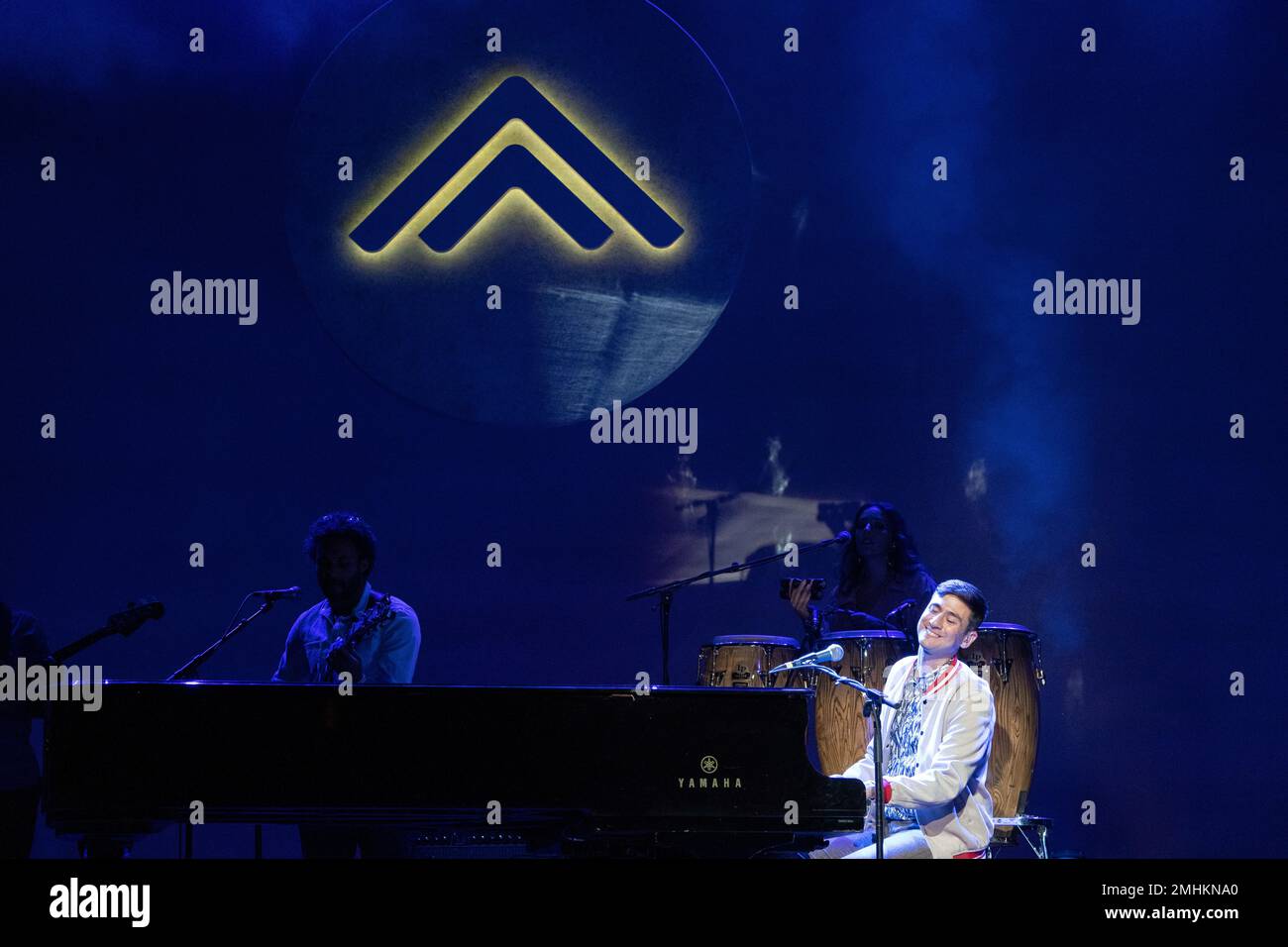 Joey Dosik seen on day one of Summit LA19 in Downtown Los Angeles on ...