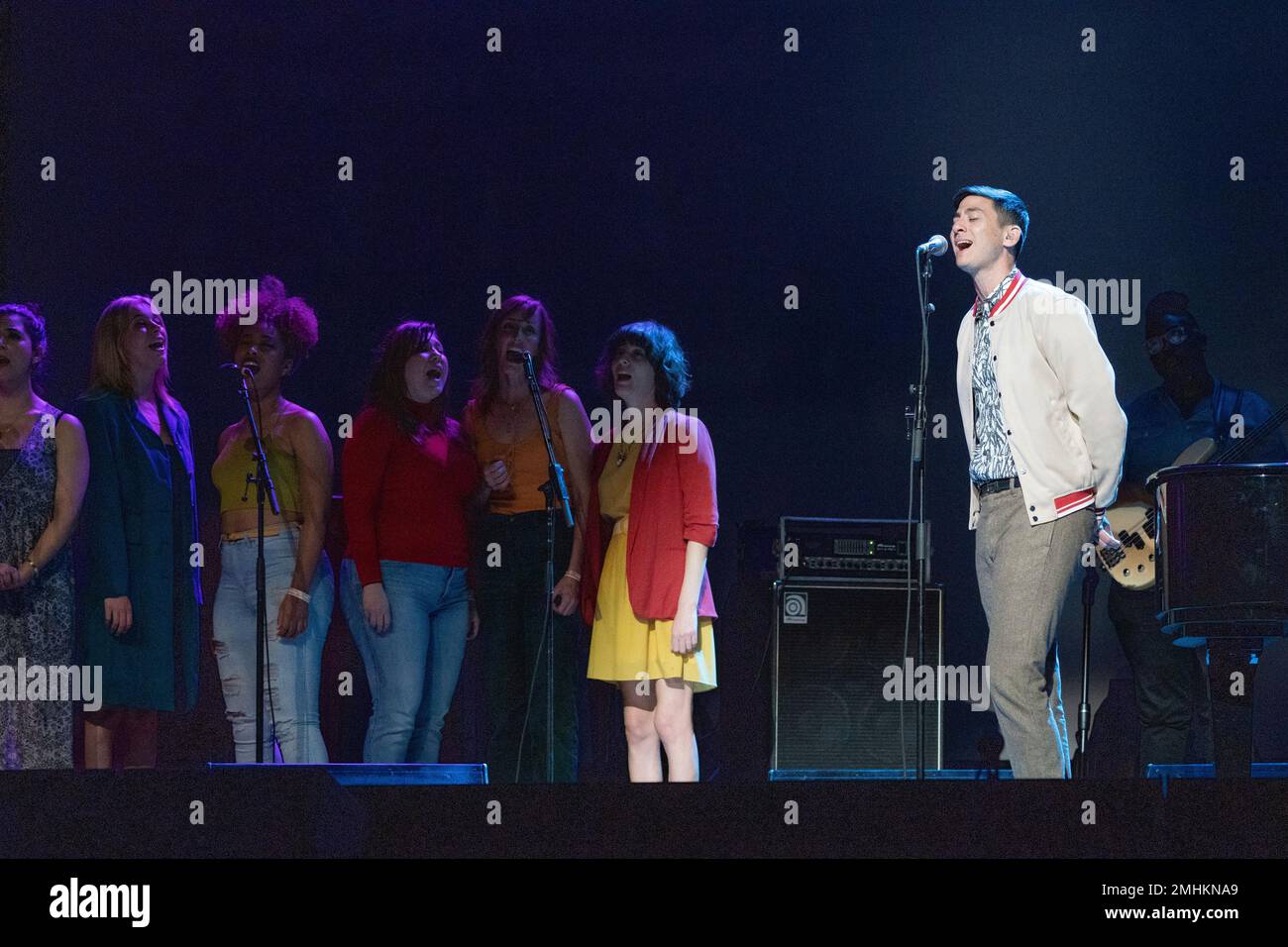 Joey Dosik seen on day one of Summit LA19 in Downtown Los Angeles on ...