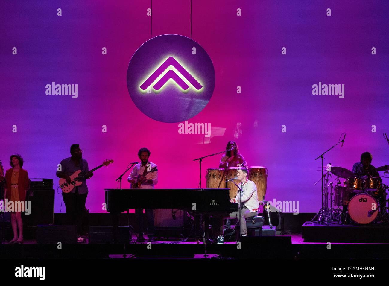 Joey Dosik seen on day one of Summit LA19 in Downtown Los Angeles on ...