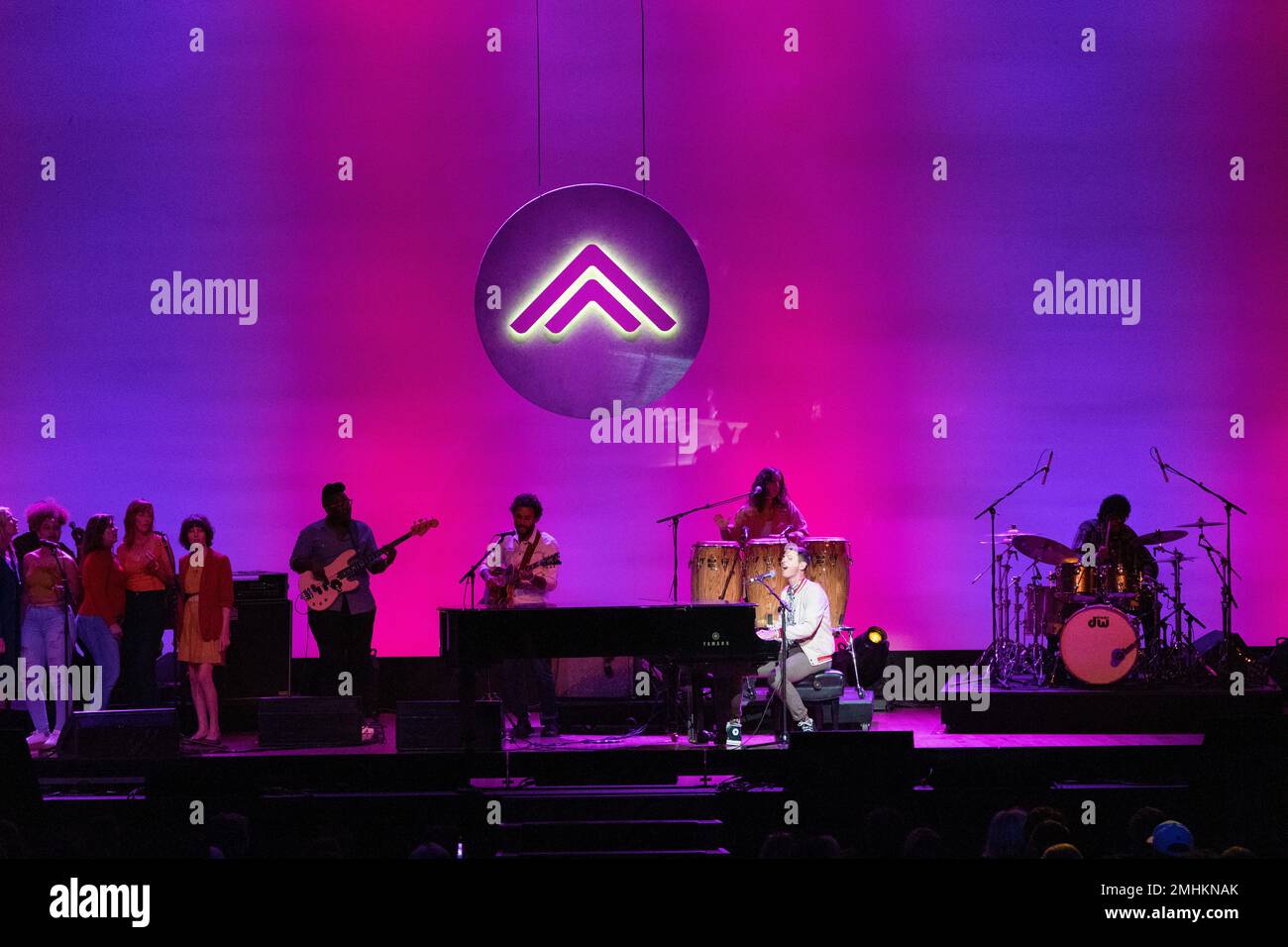 Joey Dosik seen on day one of Summit LA19 in Downtown Los Angeles on ...