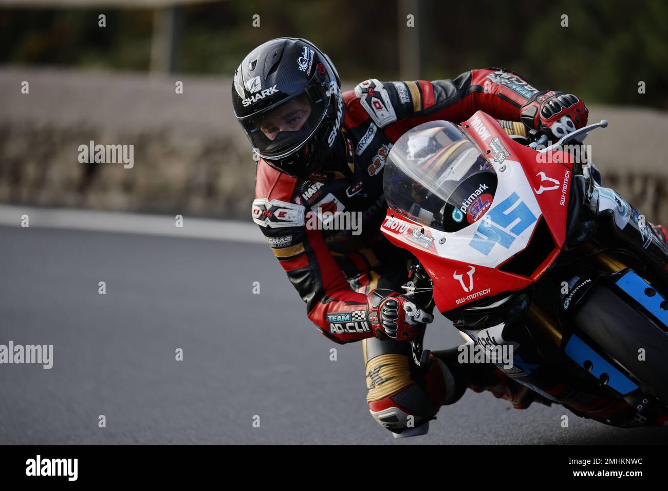 Isle of Man TT 22, Gooseneck, Practice Week Stock Photo - Alamy
