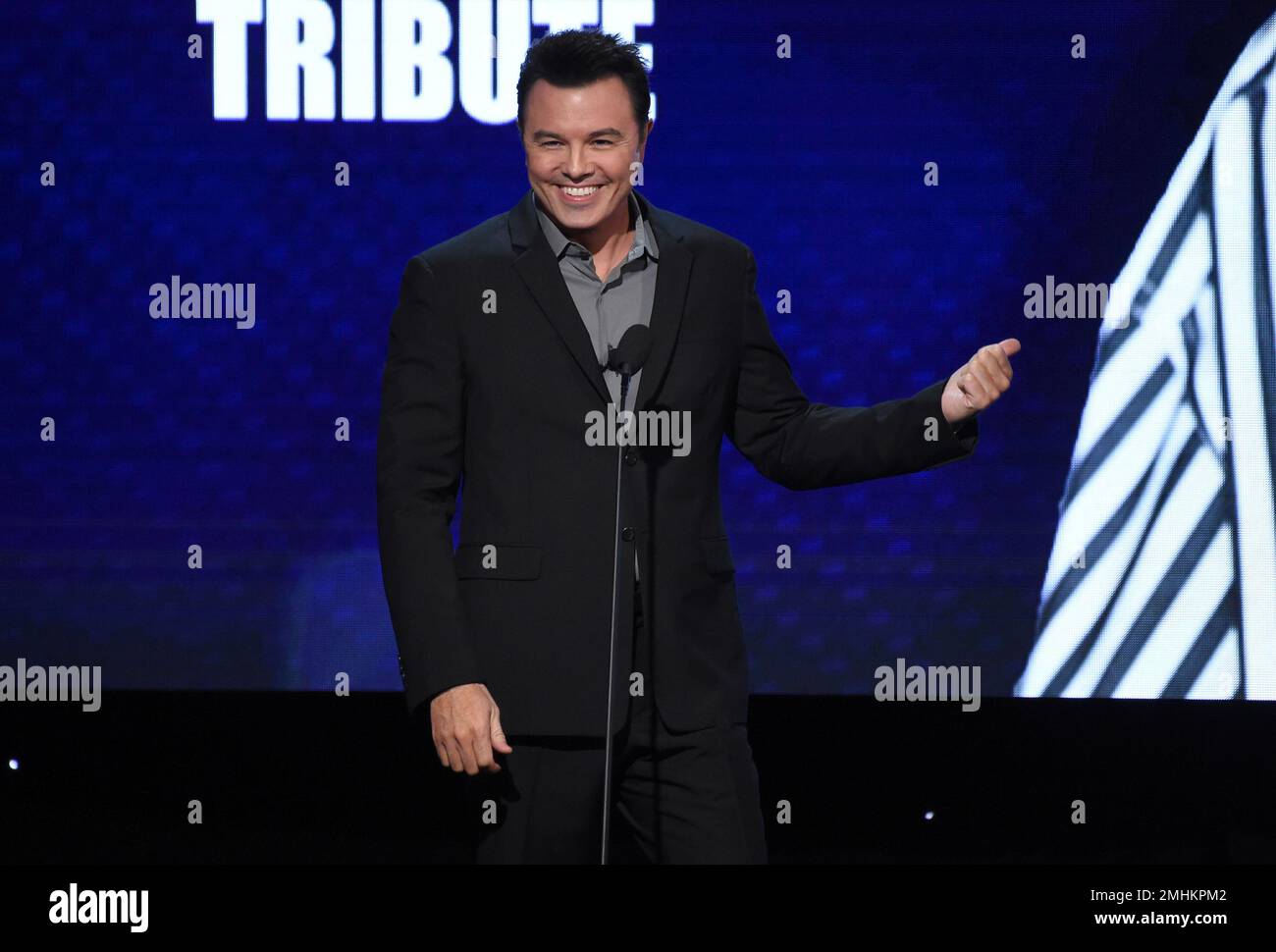 Seth MacFarlane speaks at the 33rd American Cinematheque Award honoring ...