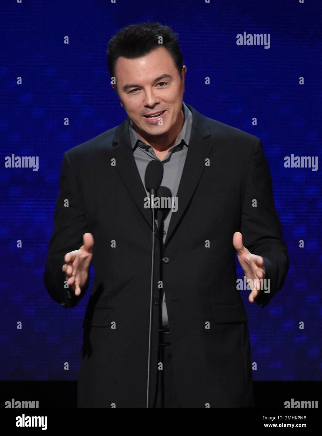 Seth MacFarlane speaks at the 33rd American Cinematheque Award honoring ...