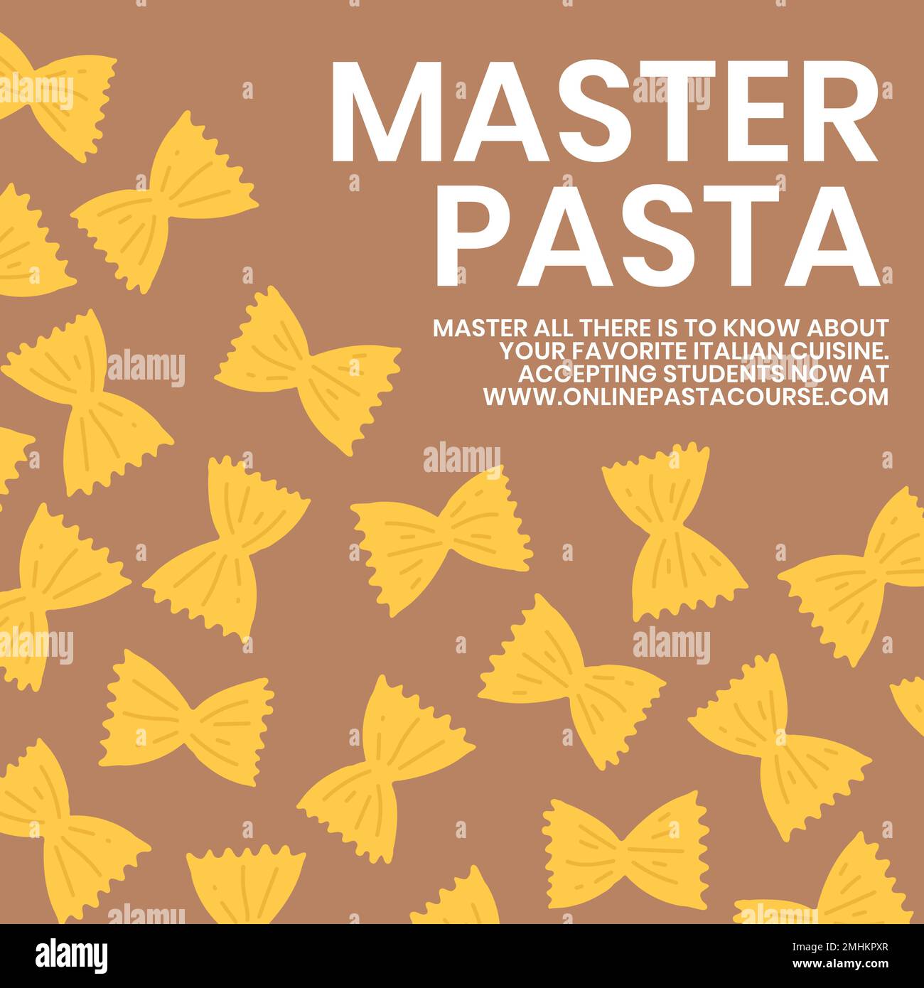 Master pasta pasta food template vector cute doodle social media post ...