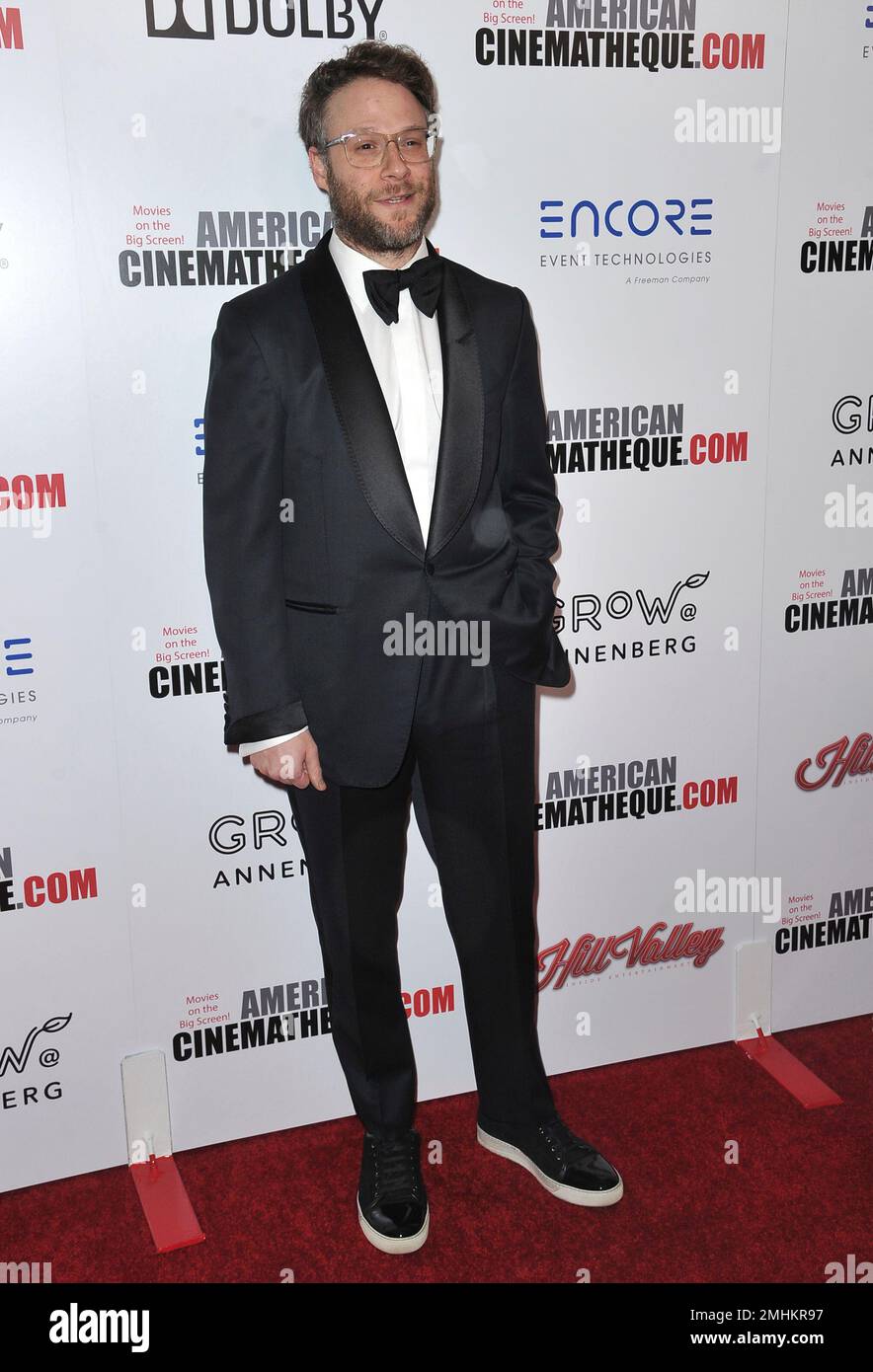 Seth Rogen arrives at the 33rd American Cinematheque Award honoring ...