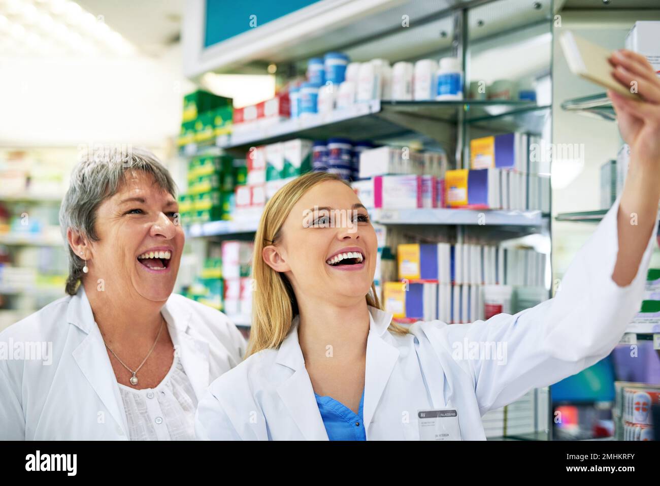 Young mature pharmacists standing hi-res stock photography and images ...