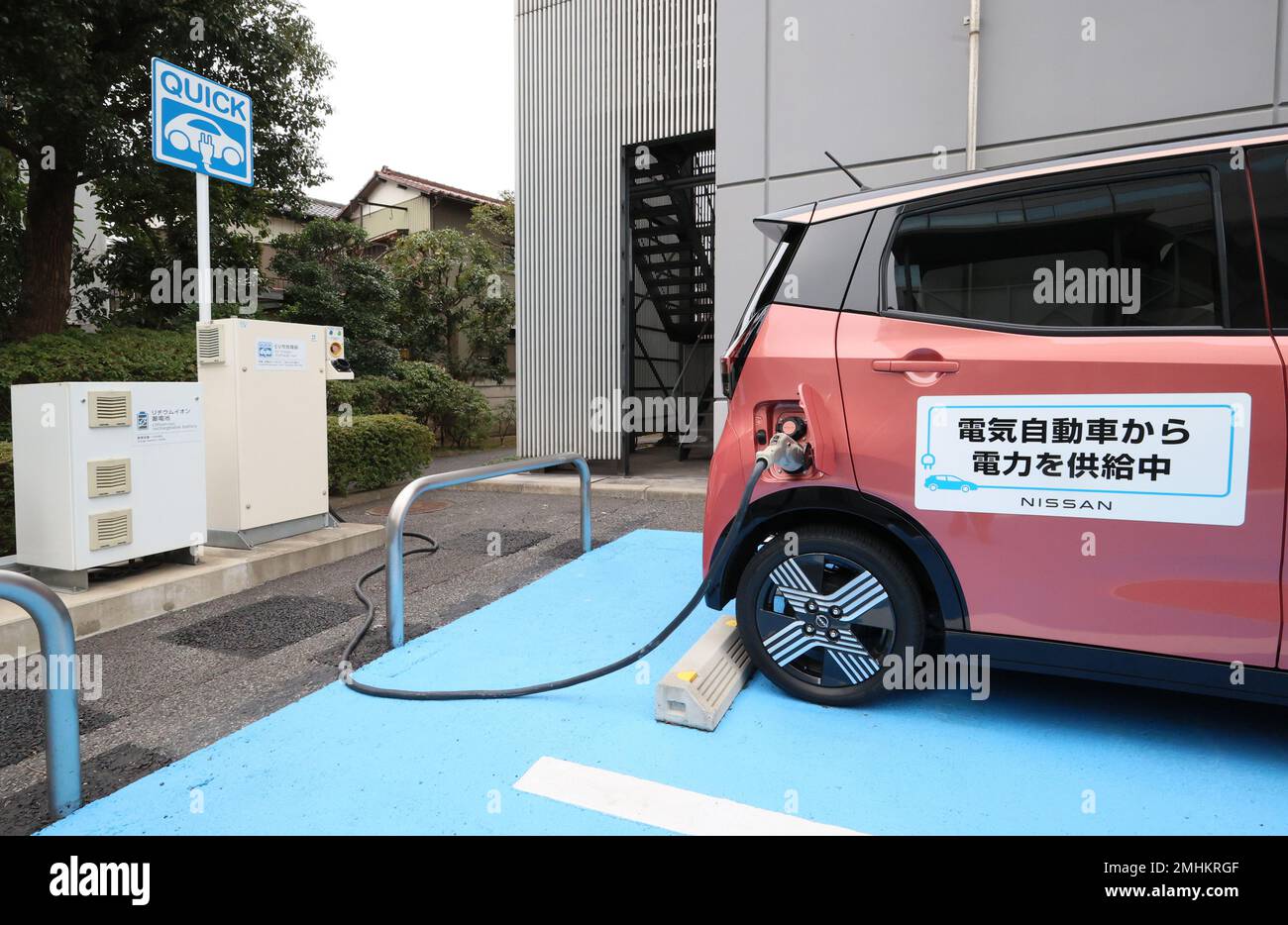 Tokyo, Japan. 27th Jan, 2023. Nissan Motor's compact electric vehicle ...