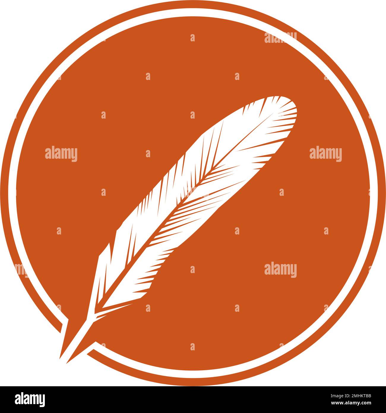 Quill logo vector illustration design template Stock Vector Image & Art ...