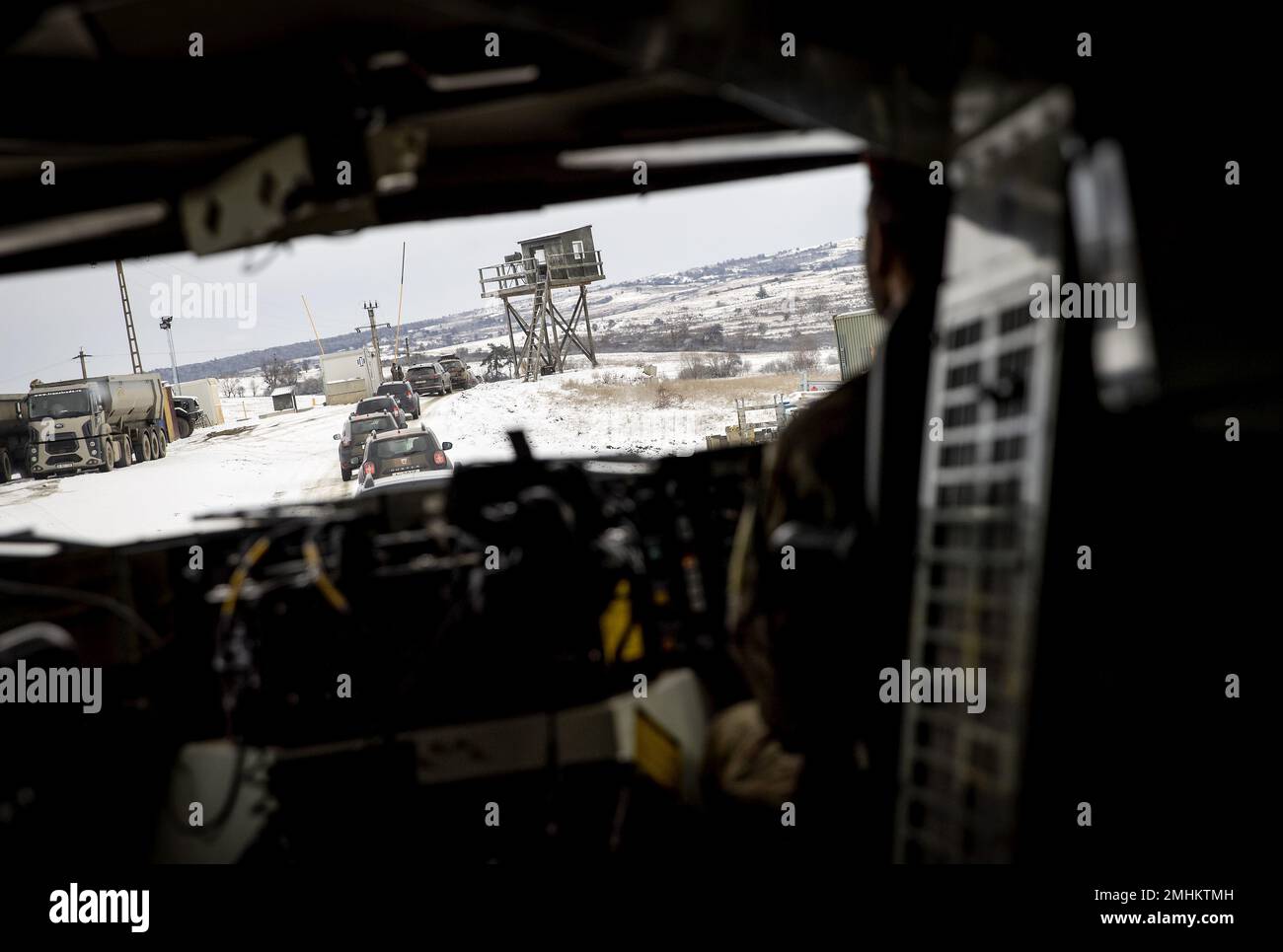 CINCU - The base of the Dutch troops that are part of the French-led ...