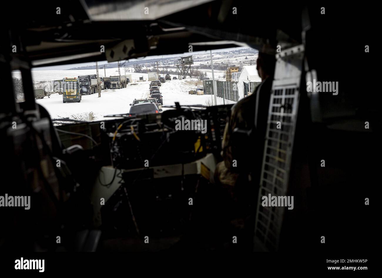 CINCU - The base of the Dutch troops that are part of the French-led ...