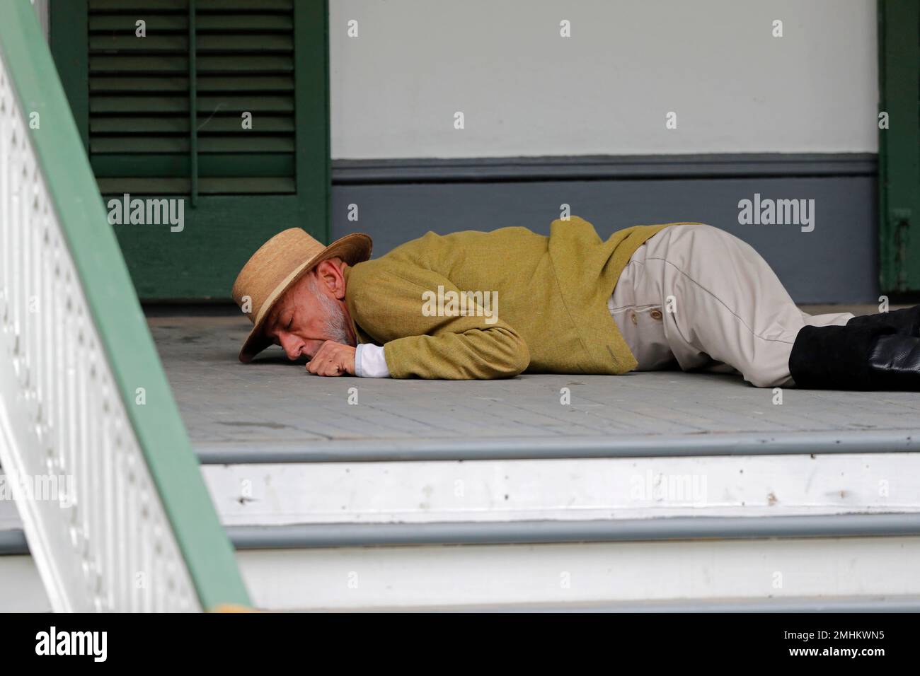 Plantation owner and slave owner Manuel Andry, portrayed by historian ...