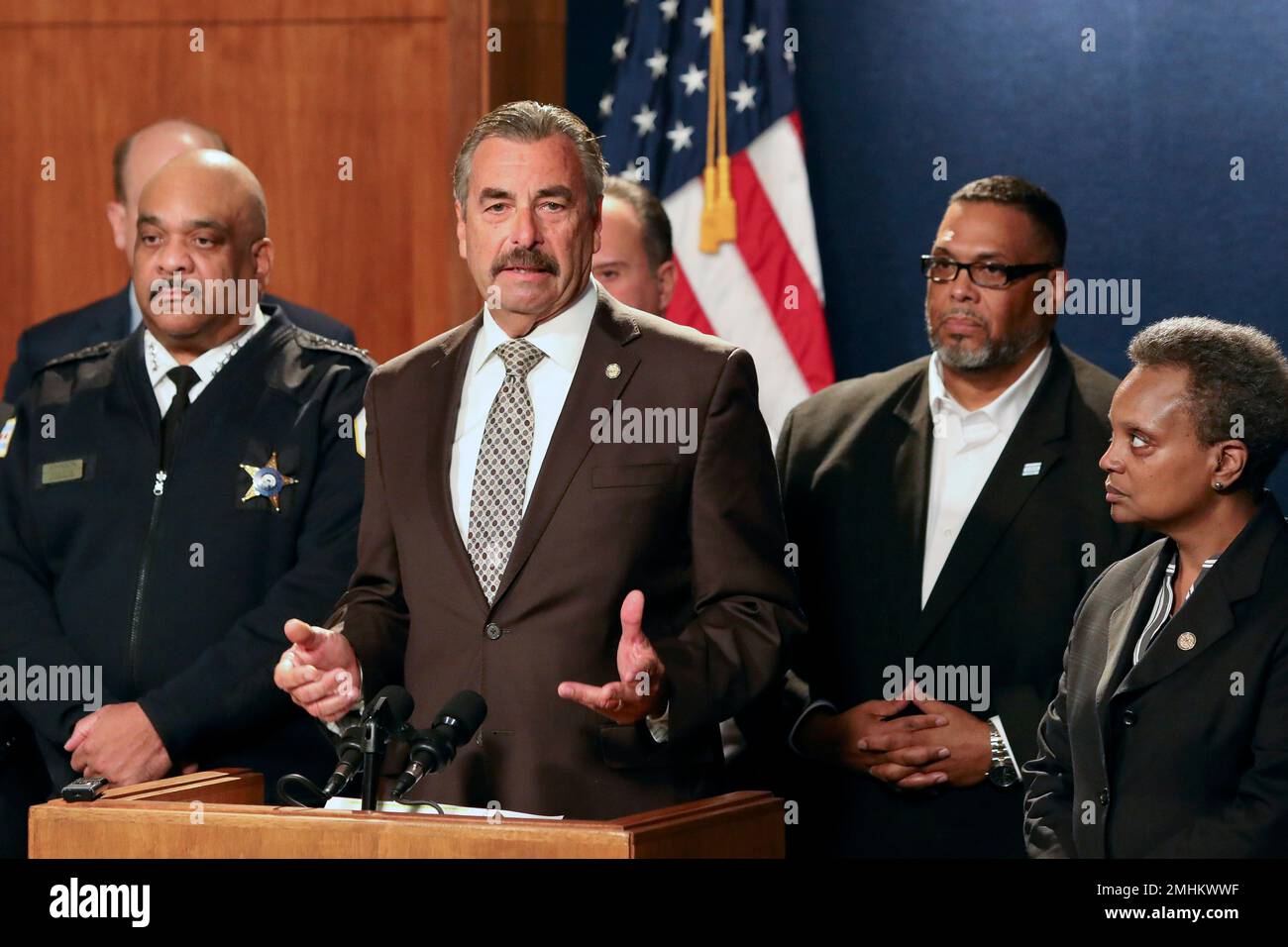 Former Los Angeles police Chief Charlie Beck speaks after being named ...
