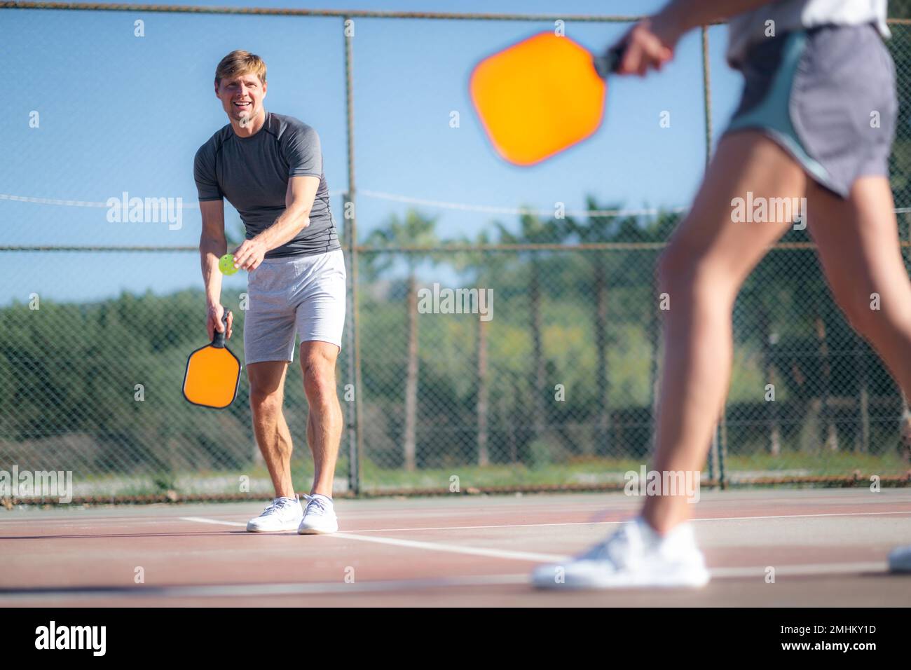 Pickleball hi-res stock photography and images - Alamy