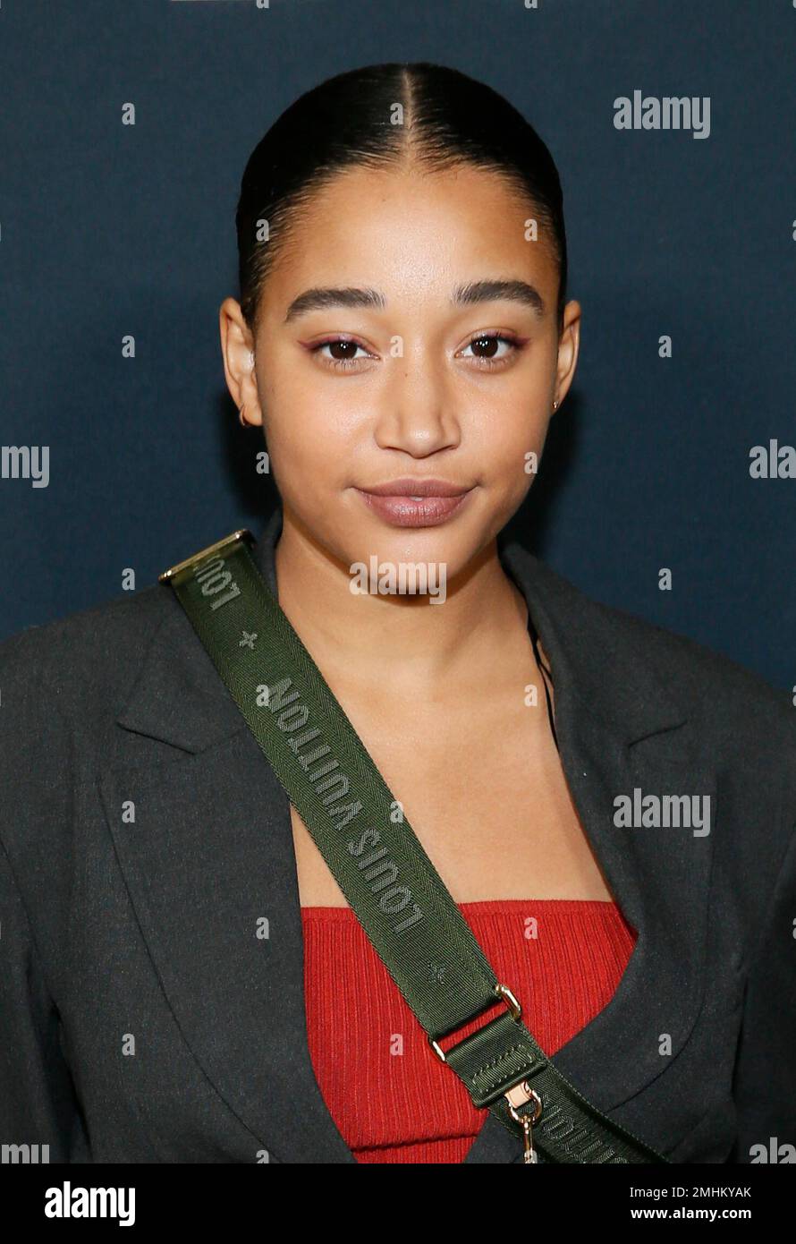 Actress Amandla Stenberg poses at the Academy Nicholl Fellowships in ...