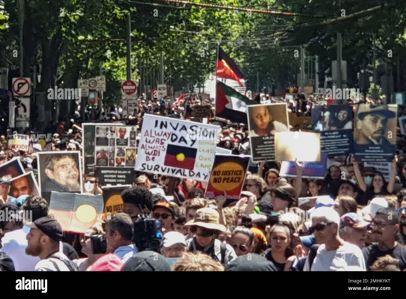 Melbourne, Victoria, Australia. 26th Jan, 2023. A large number of ...