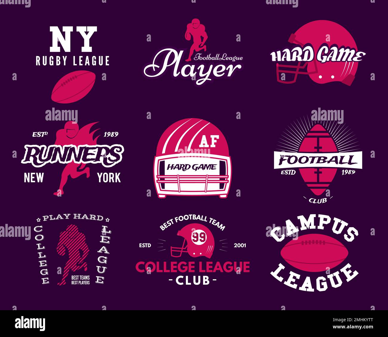 Native American Football Logo