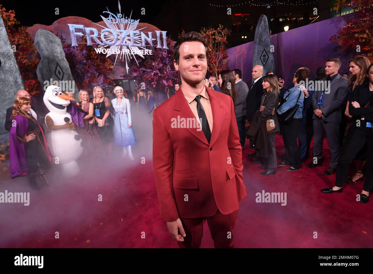 Jonathan Groff arrives at the world premiere of "Frozen 2" at the Dolby ...