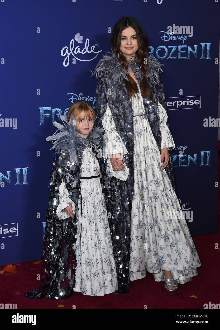 Selena Gomez, right, and her sister Gracie Elliot Teefey arrive at the ...