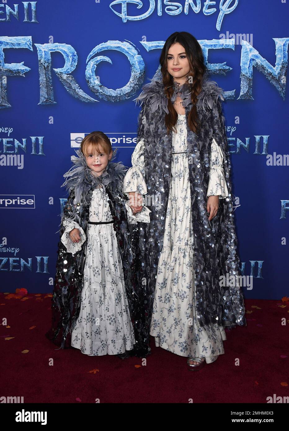 Selena Gomez, right, and her sister Gracie Elliot Teefey arrive at the ...