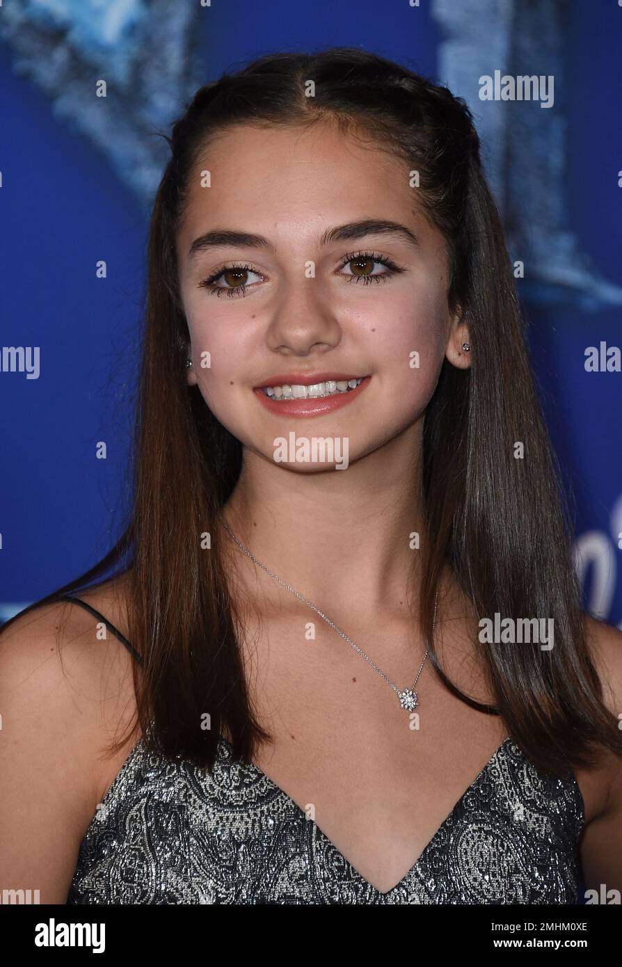 Mattea Conforti arrives at the world premiere of "Frozen 2" at the ...