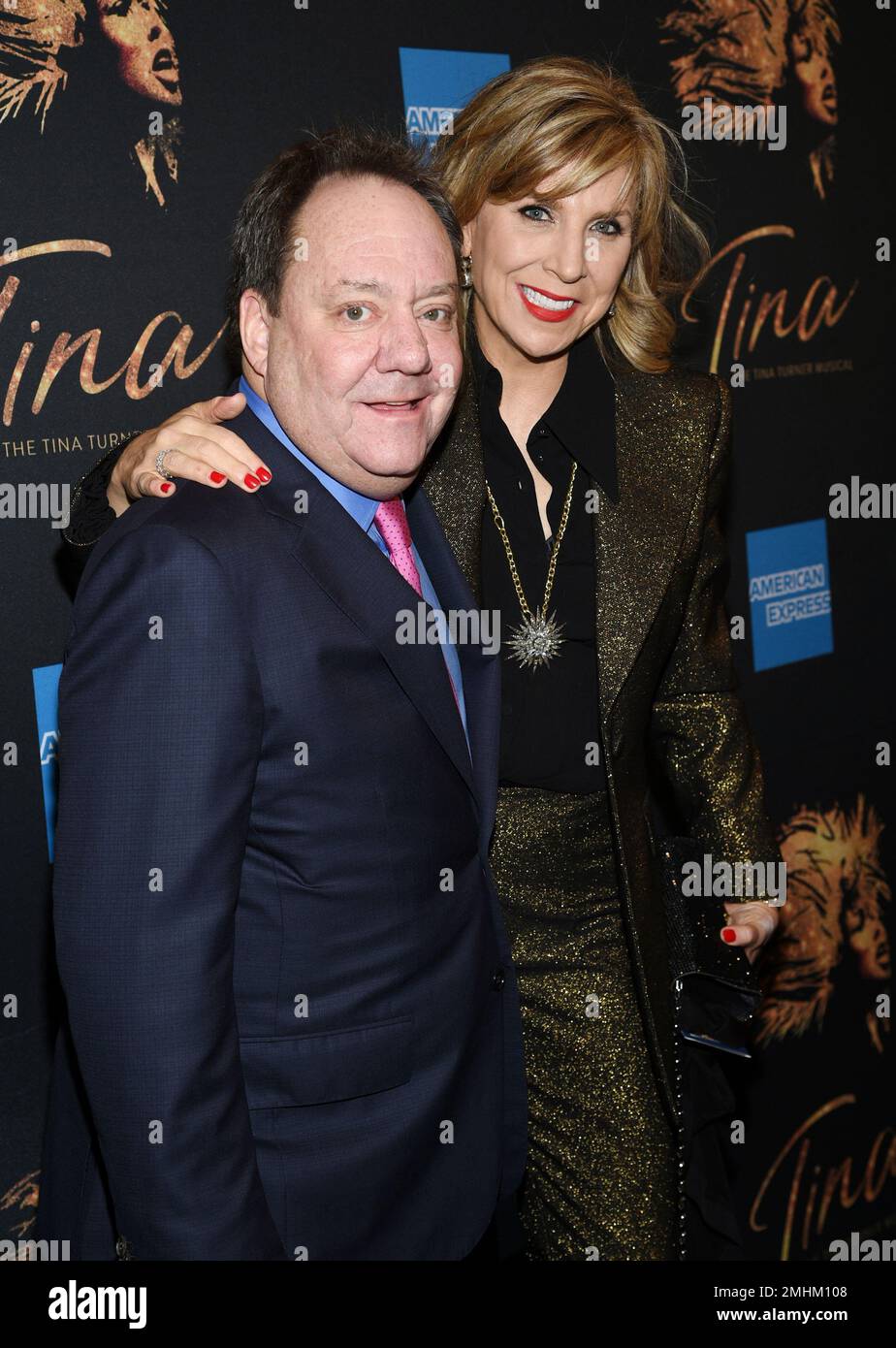 James L. Nederlander, left, and wife Margo Nederlander attend "Tina ...