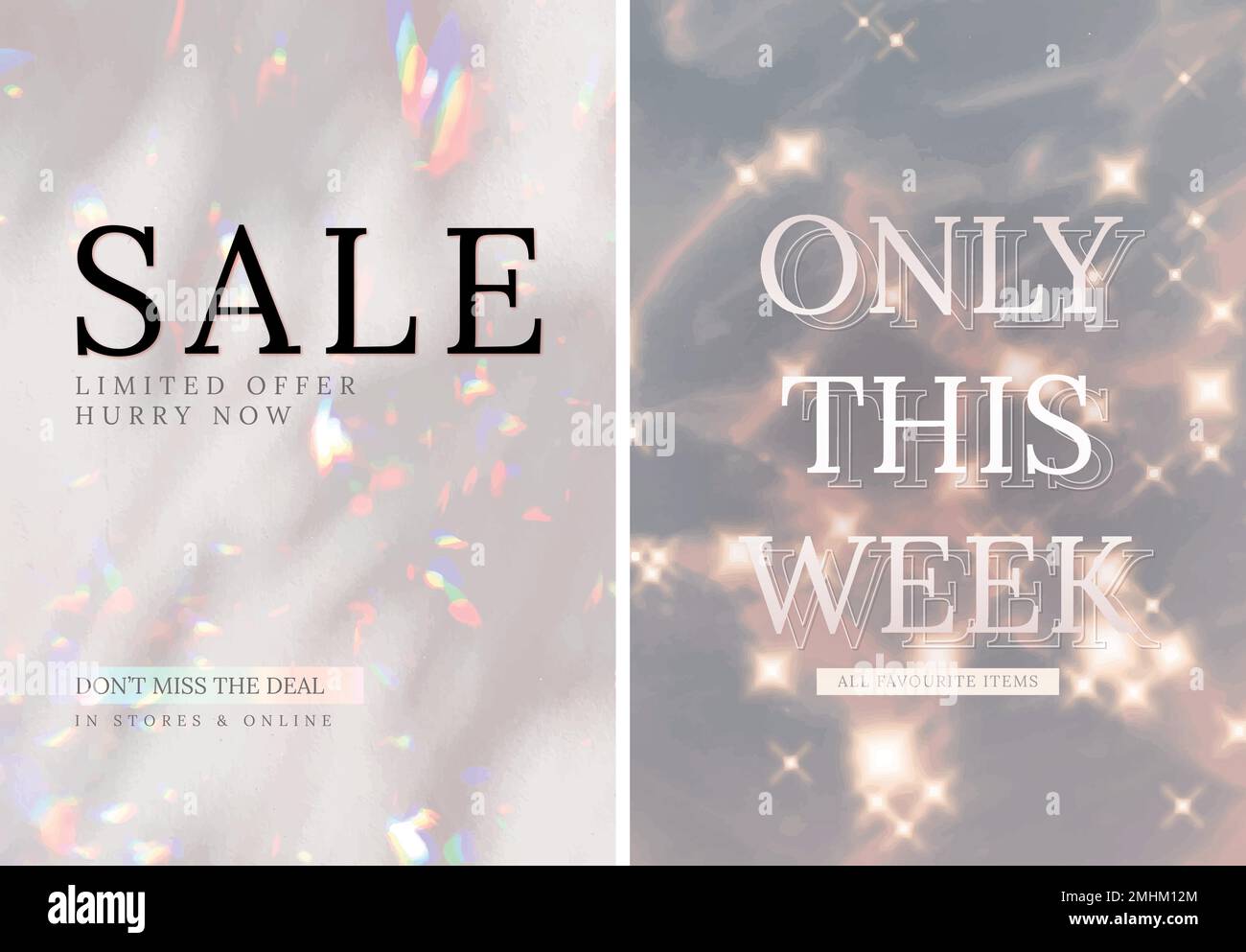 Shop poster editable template vector set Stock Vector Image & Art - Alamy