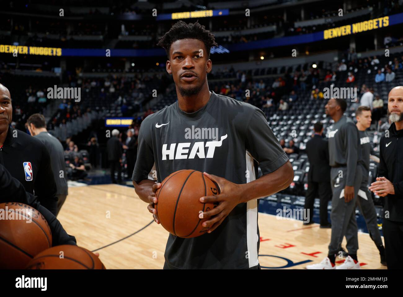 Miami Heat forward Jimmy Butler (22) in the first half of an NBA ...