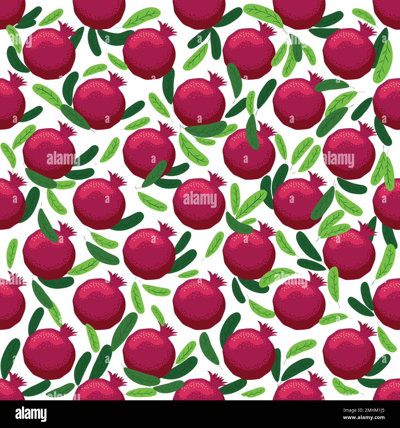 Seamless pattern with pomegranates Fruits. Decorative patterns of the ...