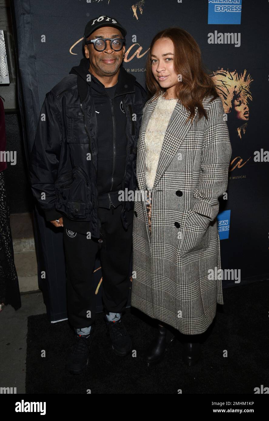 Spike Lee, left, and Satchel Lee attend "Tina – The Tina Turner Musical ...
