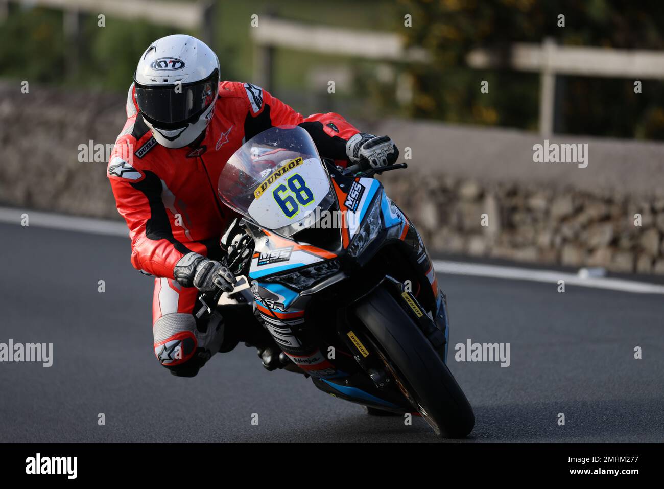 Isle of Man TT 22, Gooseneck, Practice Week Stock Photo - Alamy