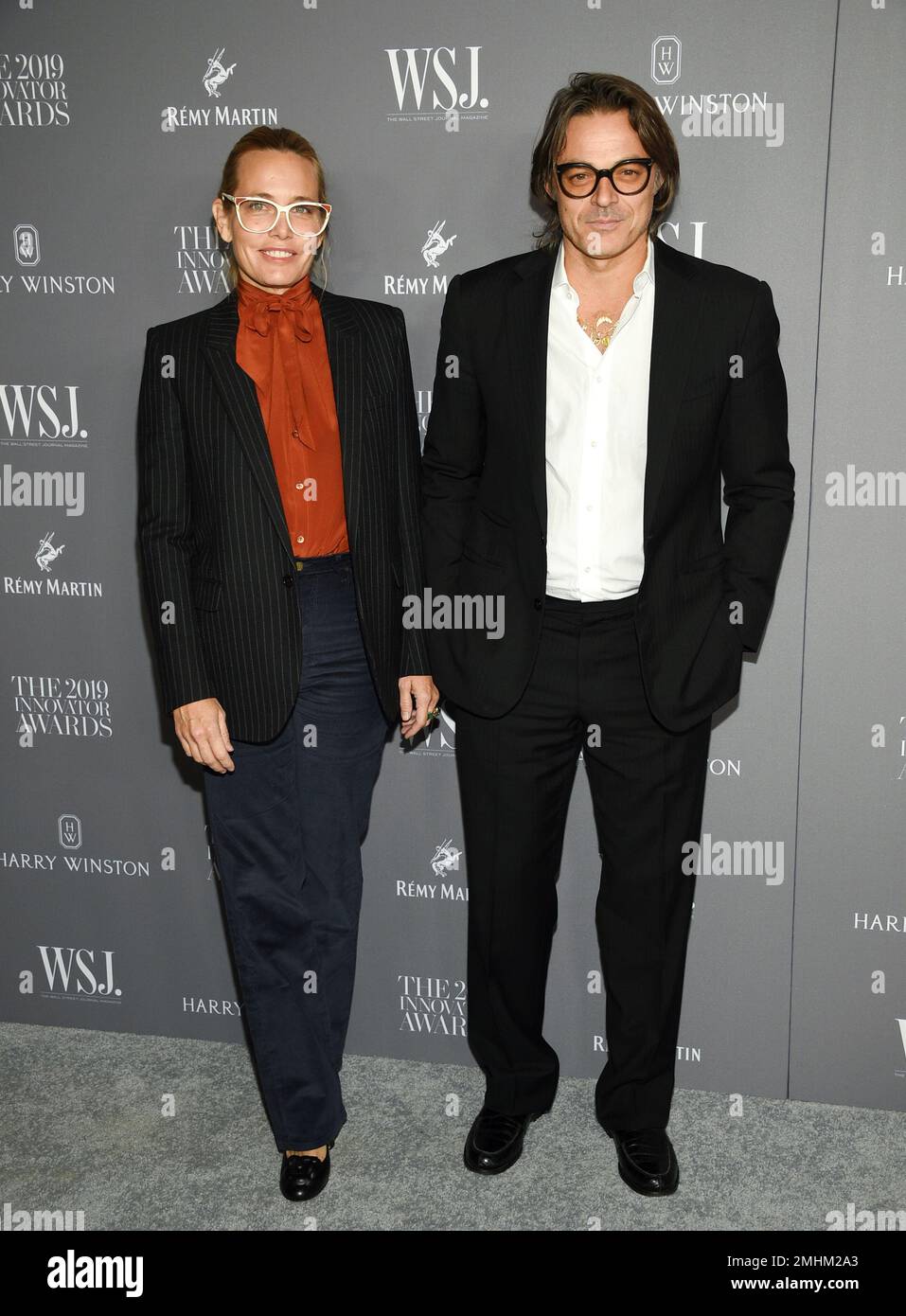 Mary Frey, left, and Mario Sorrenti attend the WSJ. Magazine 2019 ...