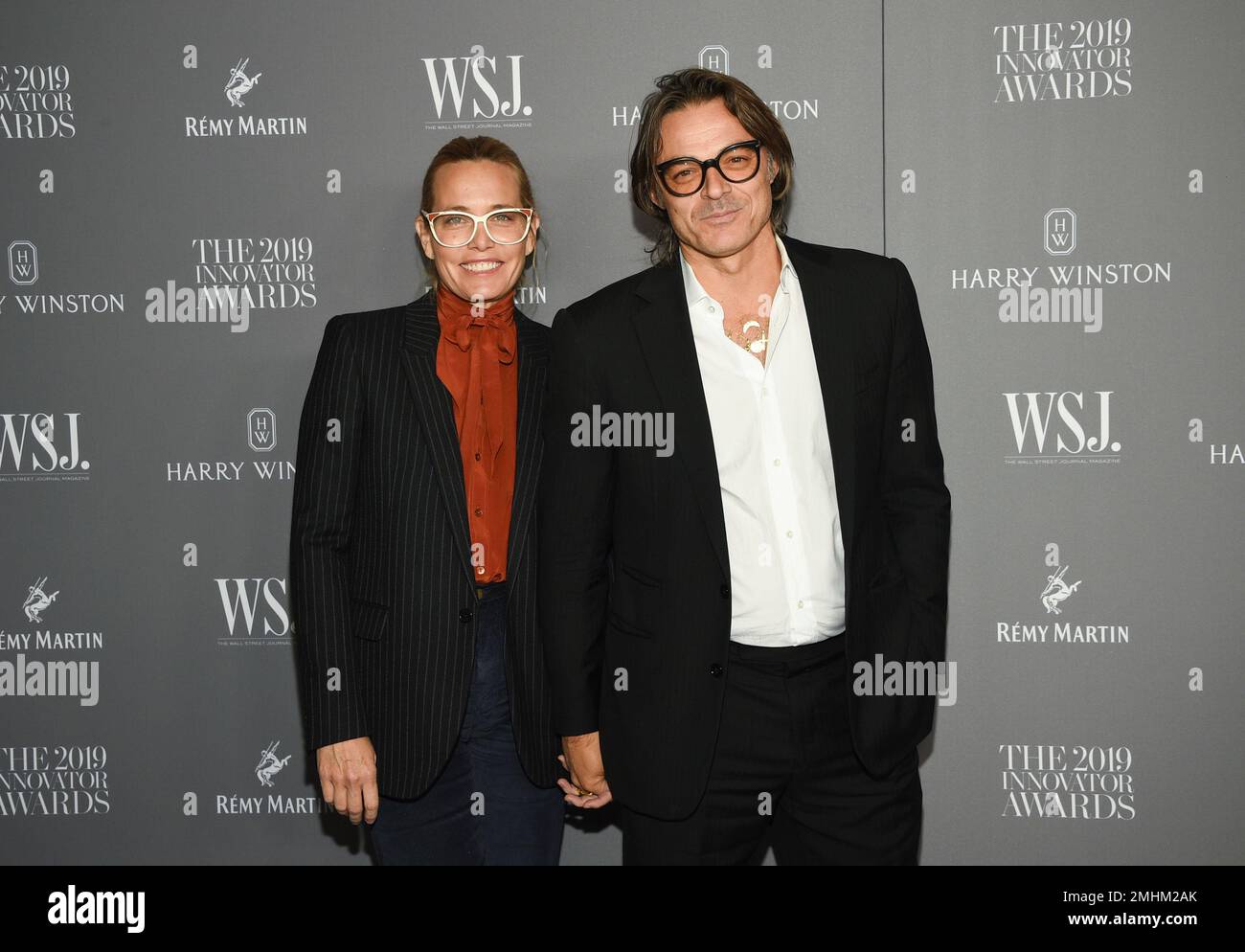 Mary Frey, left, and Mario Sorrenti attend the WSJ. Magazine 2019 ...