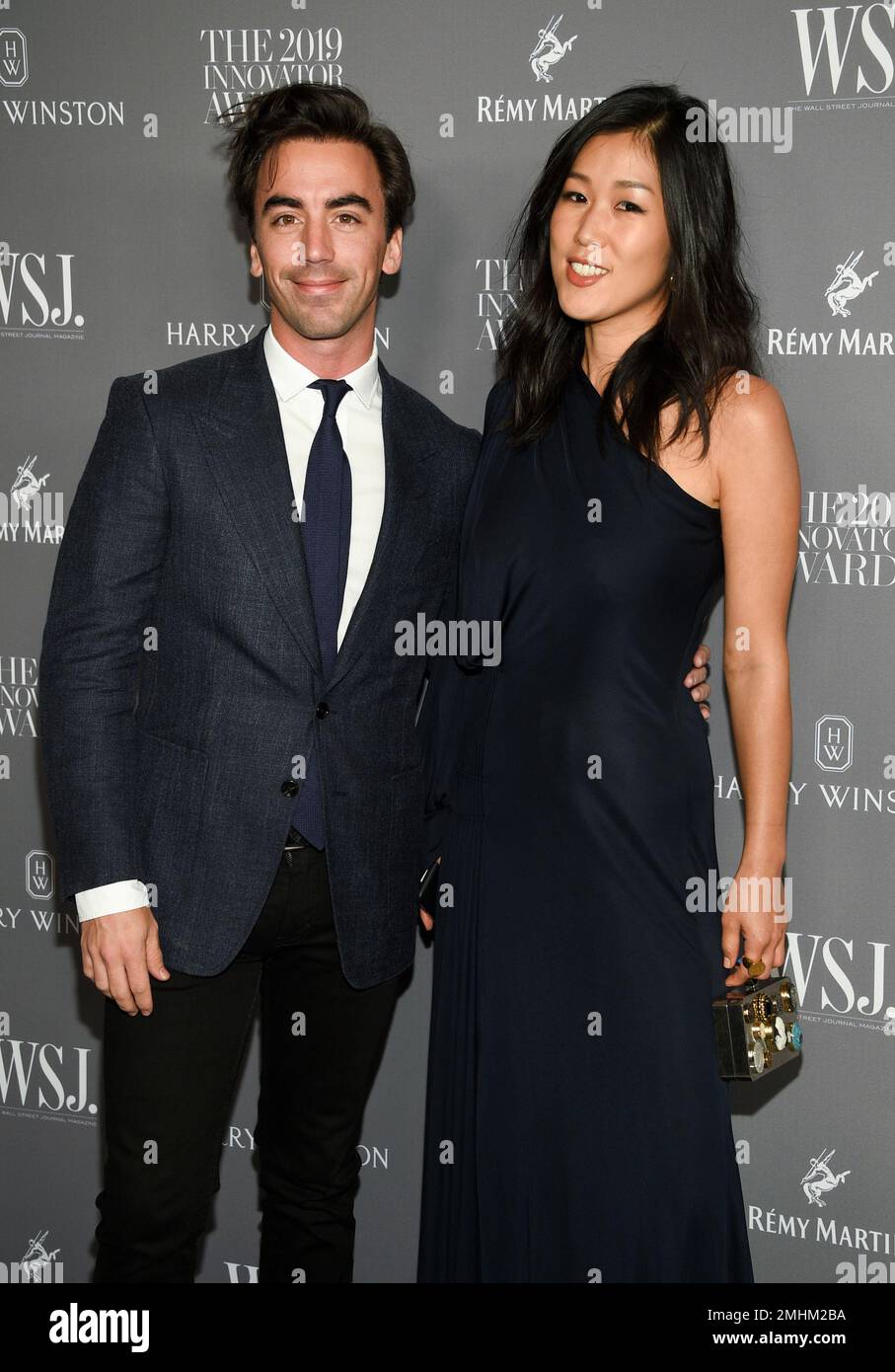 Designers Fernando Garcia, left, and Laura Kim attend the WSJ. Magazine ...