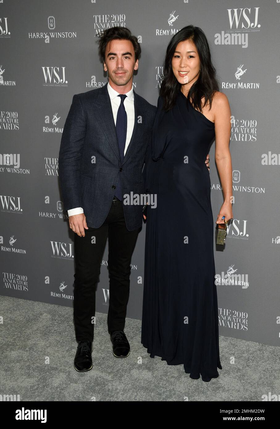 Designers Fernando Garcia, left, and Laura Kim attend the WSJ. Magazine ...