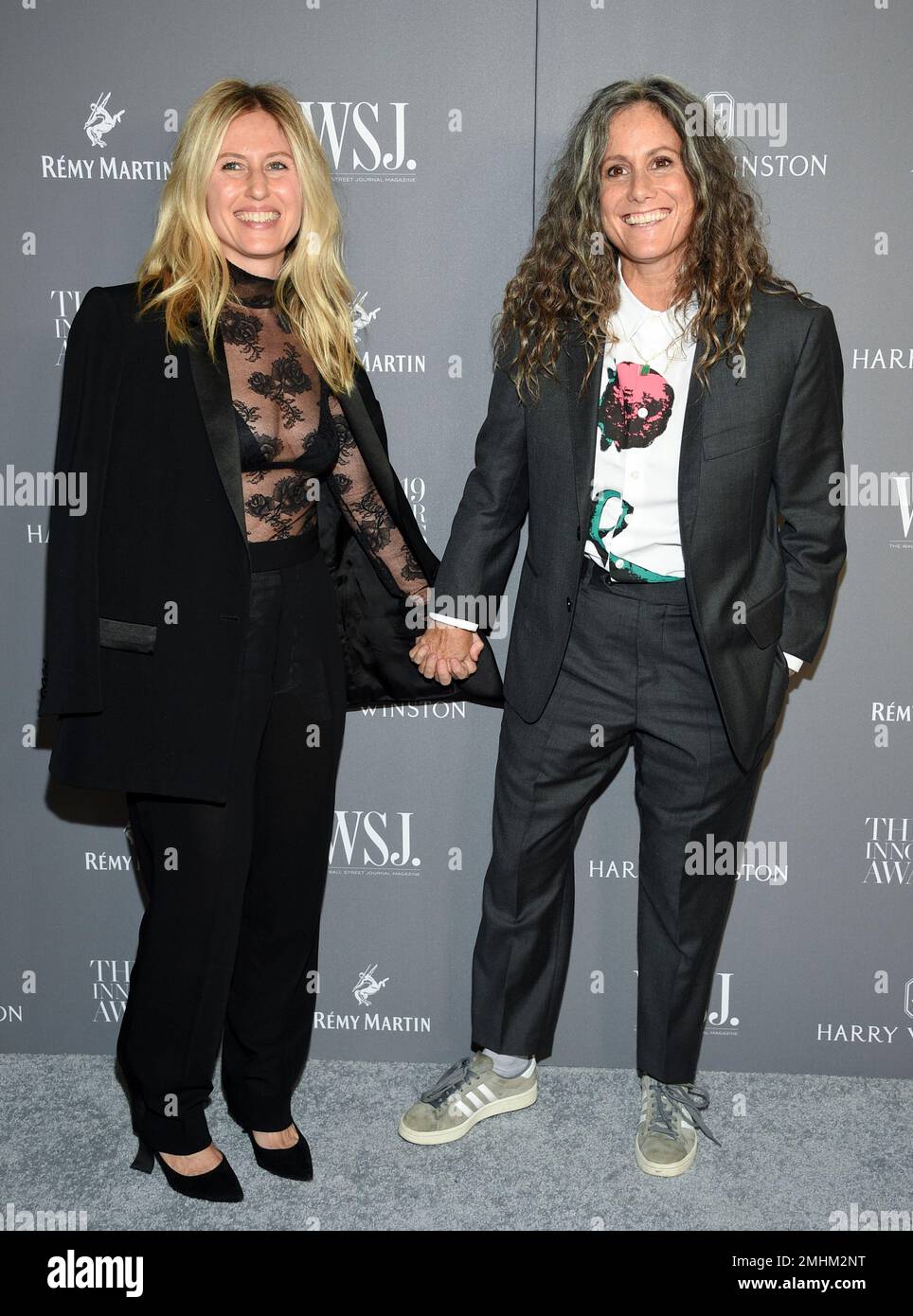 Artist Cass Bird, right, and wife Ali Bird attend the WSJ. Magazine ...