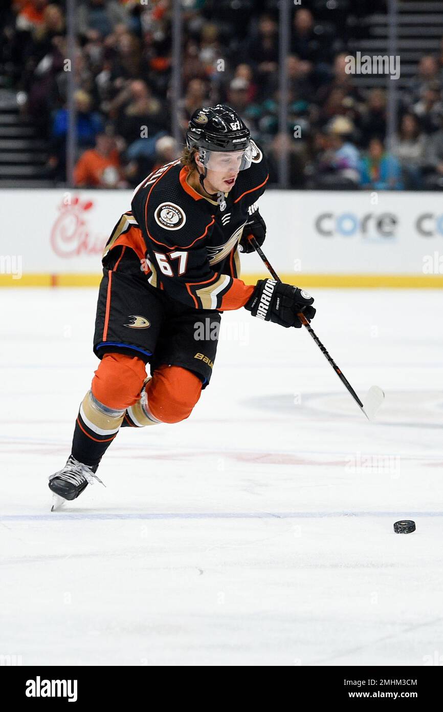Anaheim Ducks center Rickard Rakell in action during the second period ...