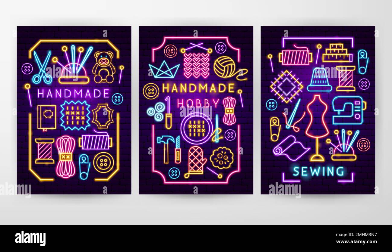 Handmade Flyer Concepts Stock Vector Image & Art - Alamy