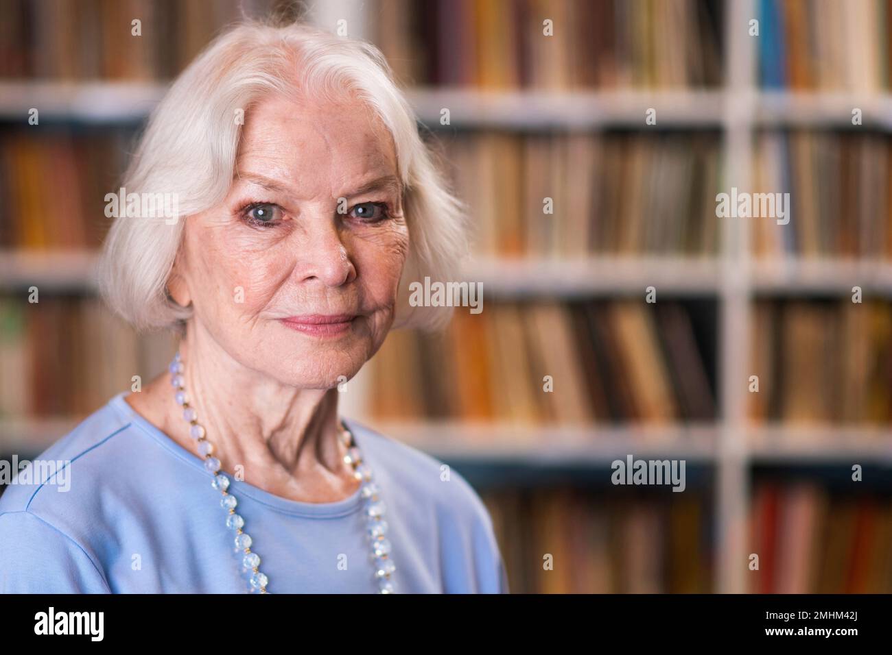 Ellen Burstyn poses for a portrait in the Paul Newman Library of the ...