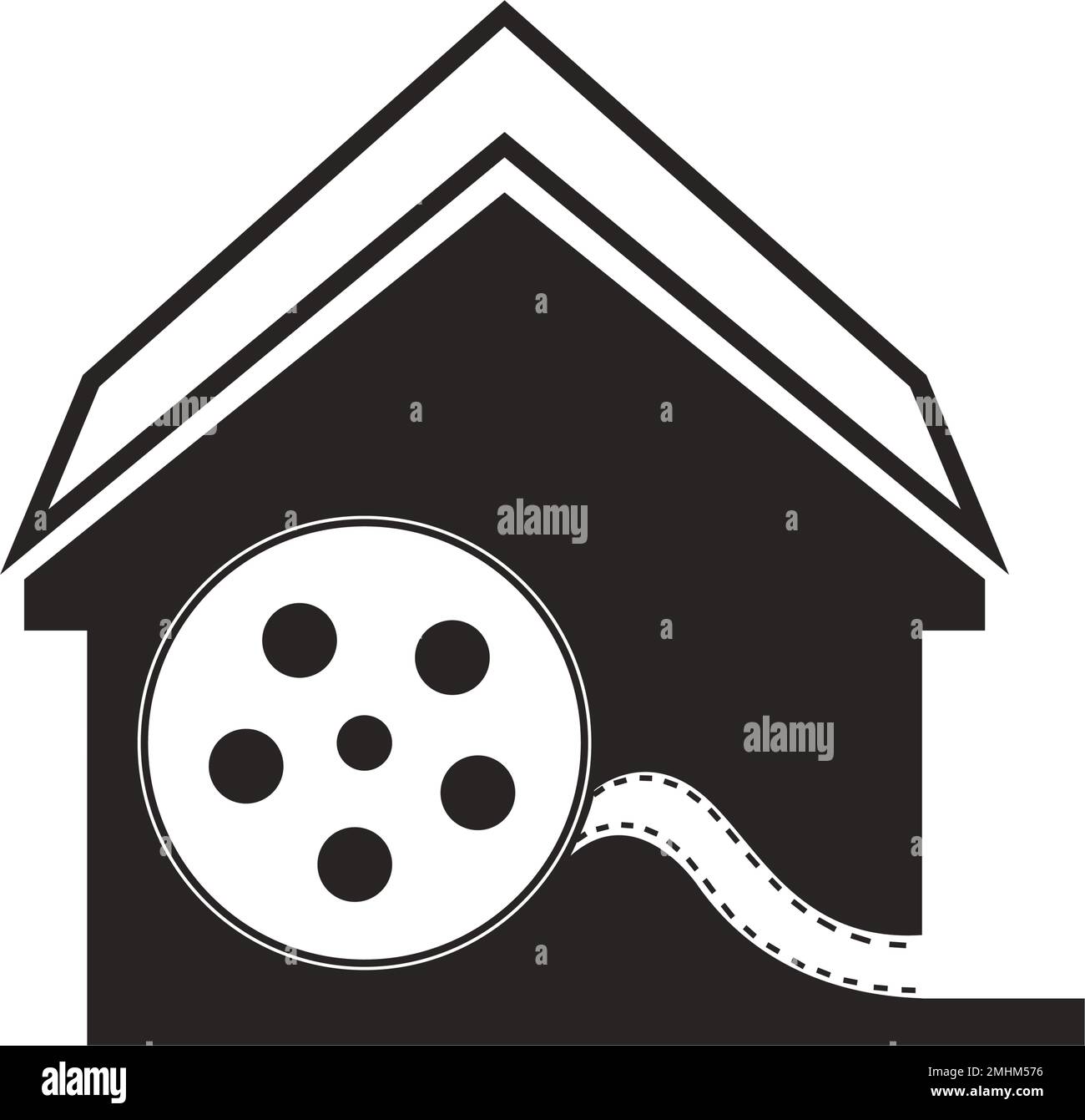 production house or film industry logo. vector illustration design ...