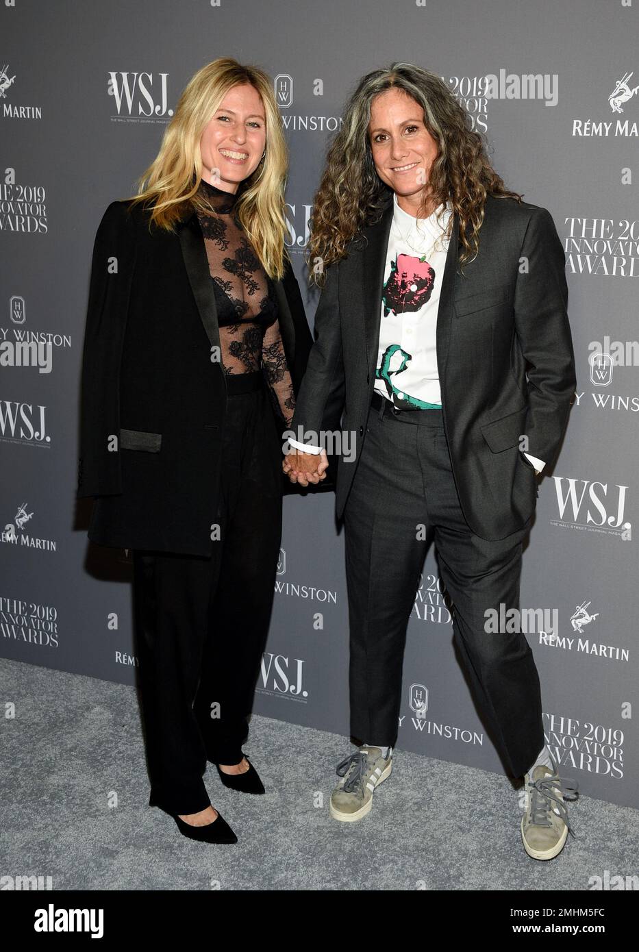 Artist Cass Bird, right, and wife Ali Bird attend the WSJ. Magazine ...