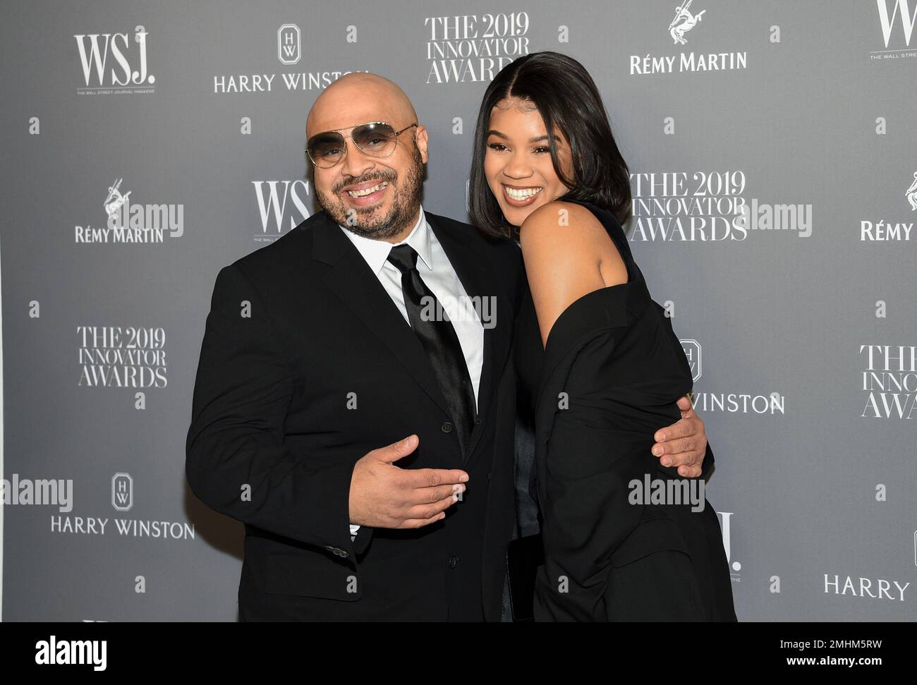 Director Hype Williams, left, and daughter Azza Williams attend the WSJ ...