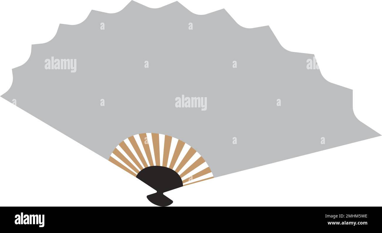 hand fan or traditional fan icon. vector illustration symbol design ...