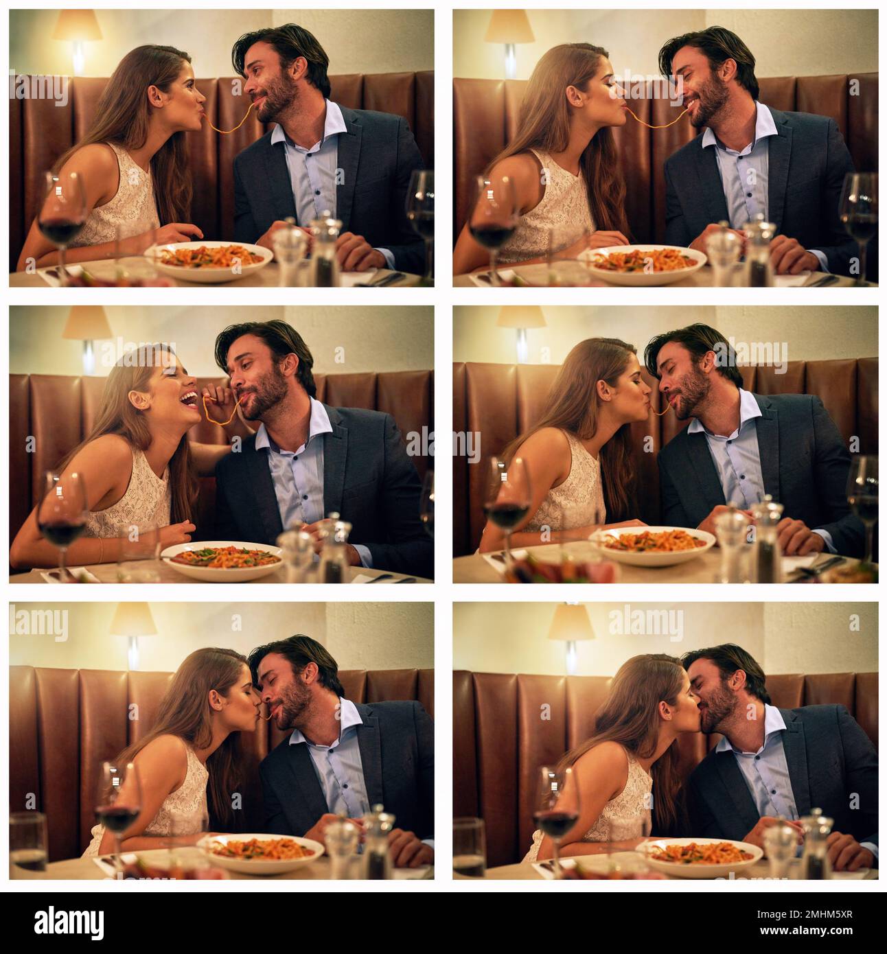 Eating inside a restaurant Cut Out Stock Images & Pictures - Alamy