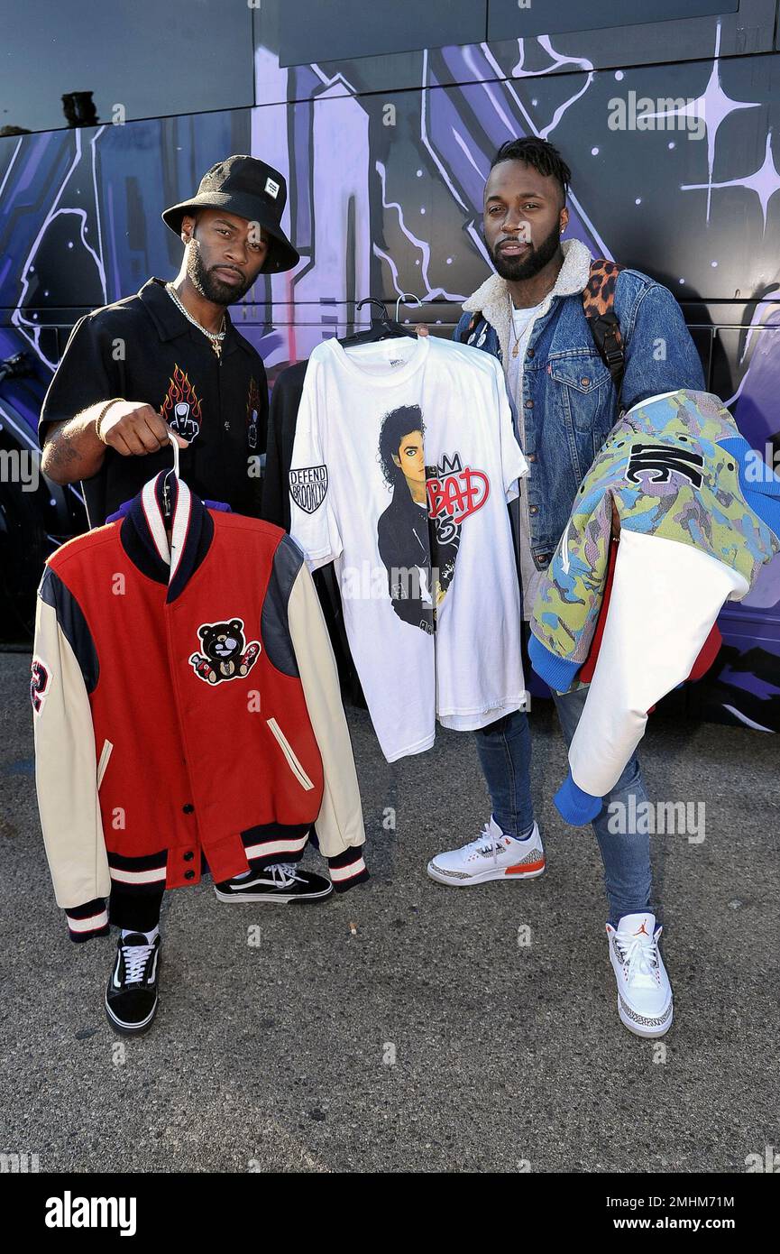 Darius Logan, left, and Dominique Logan of the musical duo "Blaq Tuxedo ...