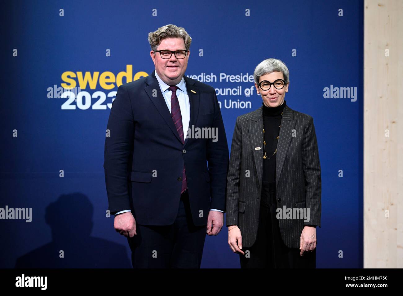 Stockholm, Sweden. 27th Jan, 2023. Sweden’s Minister of Justice, Gunnar ...