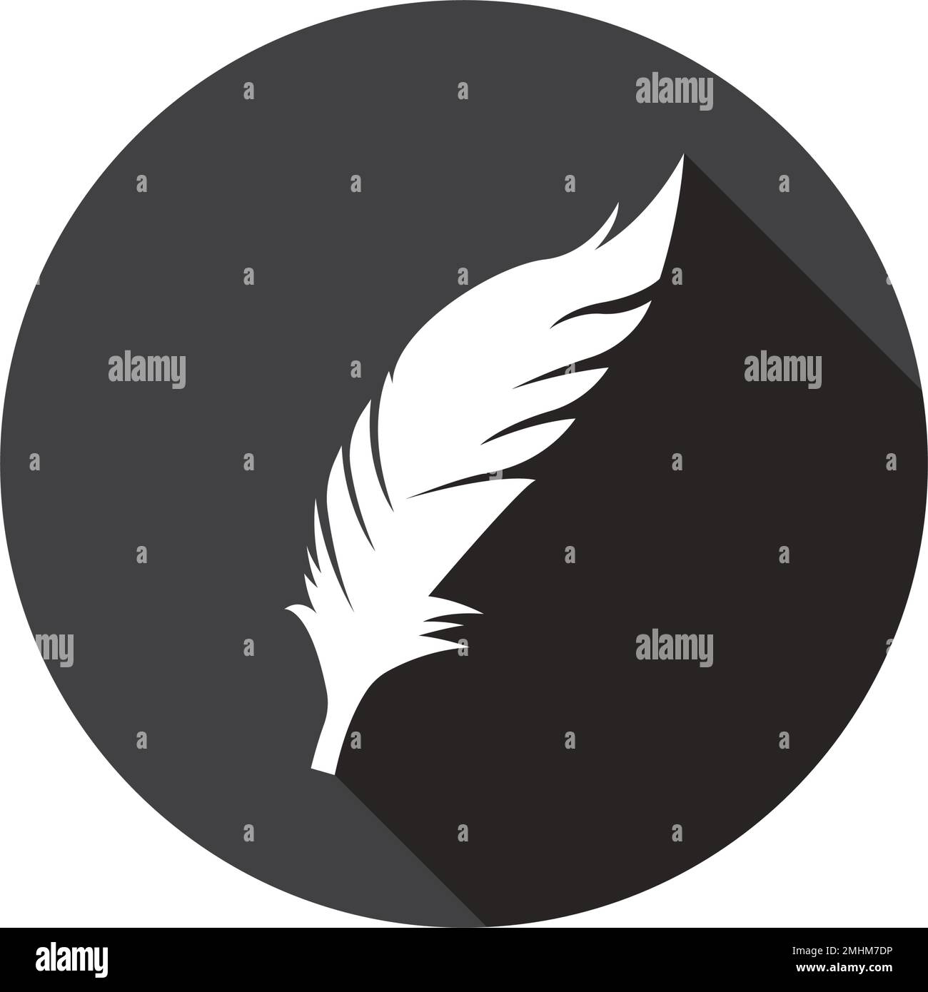 Quill logo vector illustration design template Stock Vector Image & Art ...
