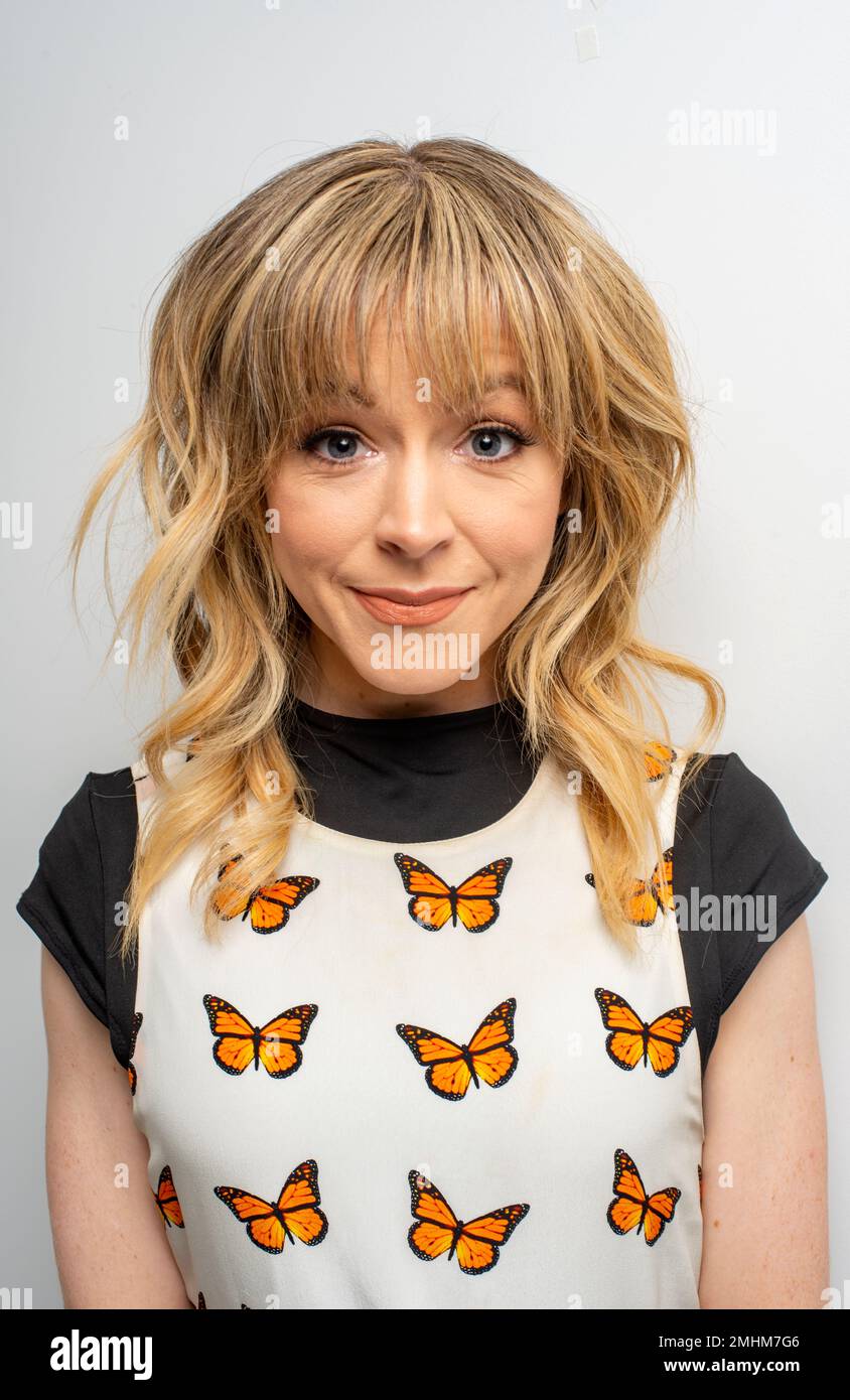 Lindsey Stirling poses for a portrait on Friday, Sept. 6, 2019, in New ...