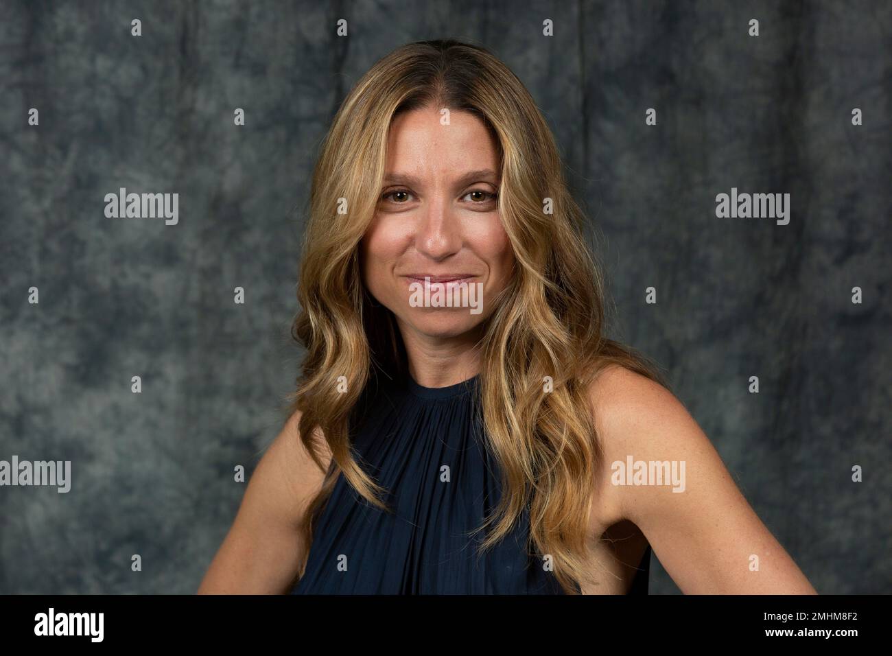 This photo shows writer Wendy Straker Hauser posing at a portrait ...